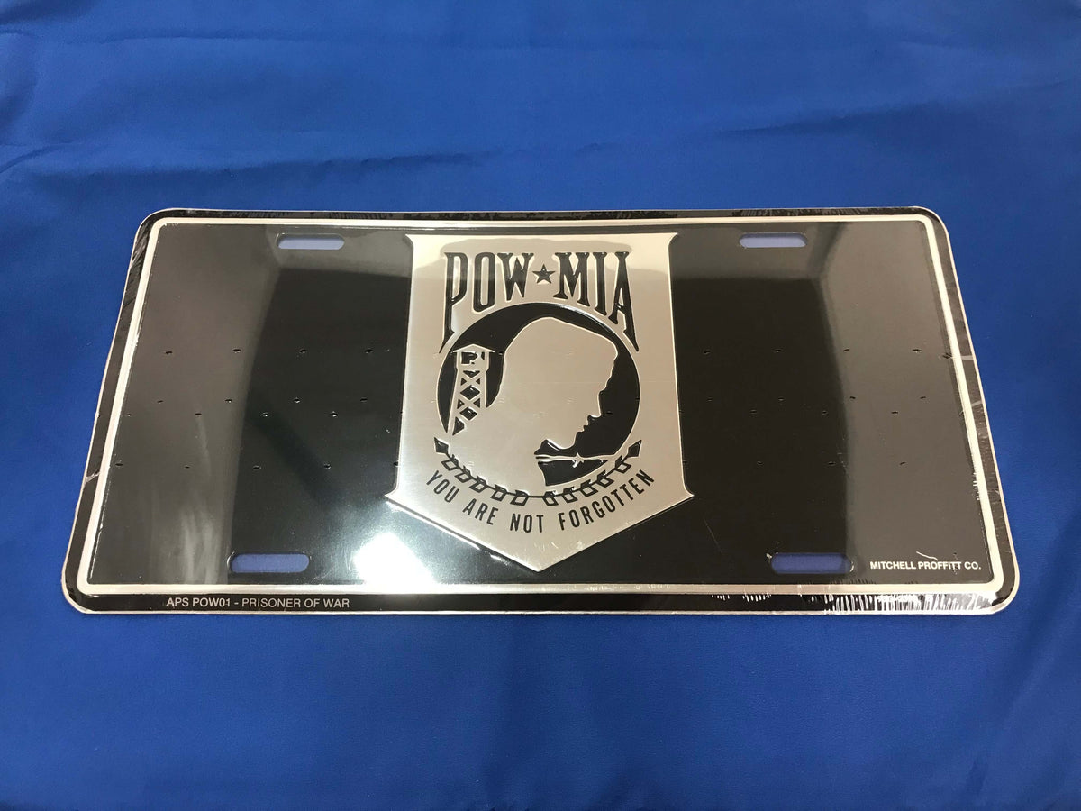 POW MIA License Plate – The Battle Zone